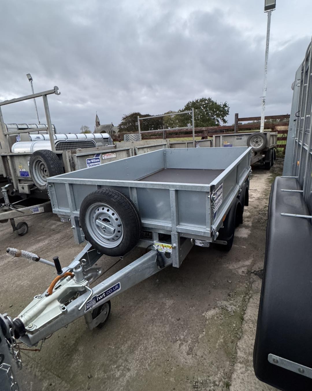 Ifor Williams LT85 With Dropsides & LED Lights - Tuer Trailers